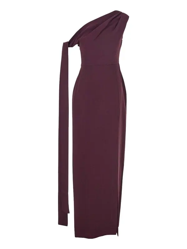 Solace London Irina One-shoulder Long Dress - Multicolor