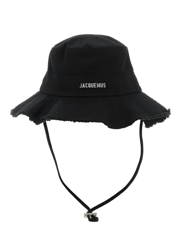 Jacquemus Le Bob Artichaut' Bucket Hat - Black