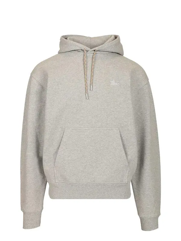 Burberry Cotton Hoodie - Gray