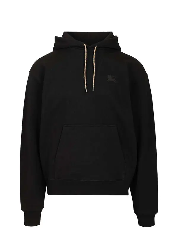 Burberry Cotton Hoodie - Black