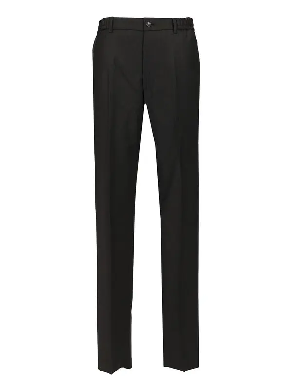 Tagliatore Garcon Trousers In Cool Wool - Black