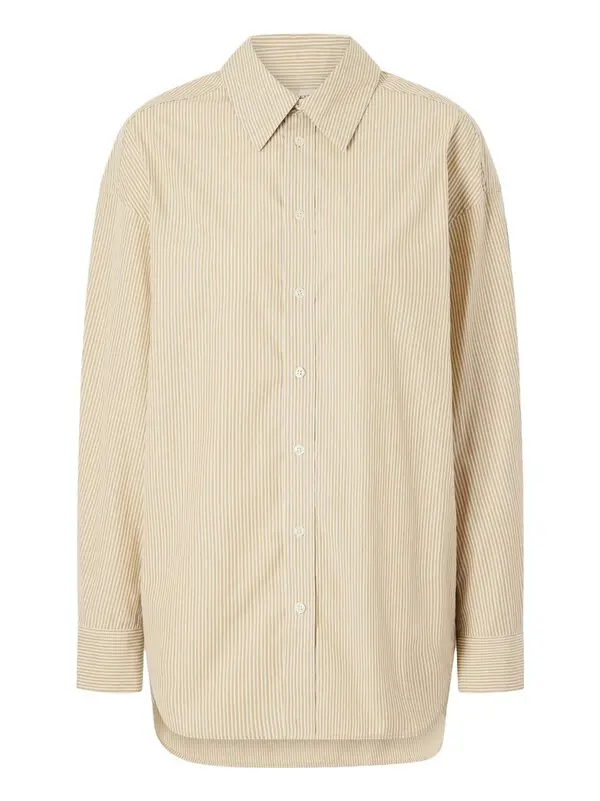KALLMEYER Dani Cotton Poplin Shirt - Neutrals