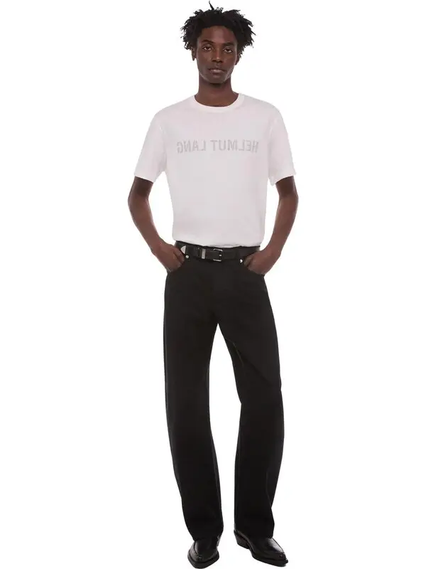 Helmut Lang Reverse Logo Tee - White