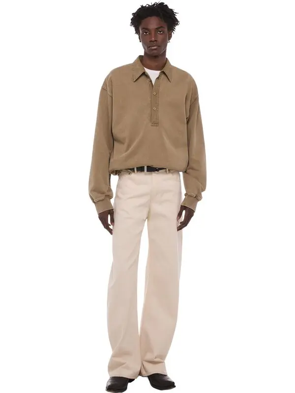 Helmut Lang Garment-dyed Terry Polo - Ochre