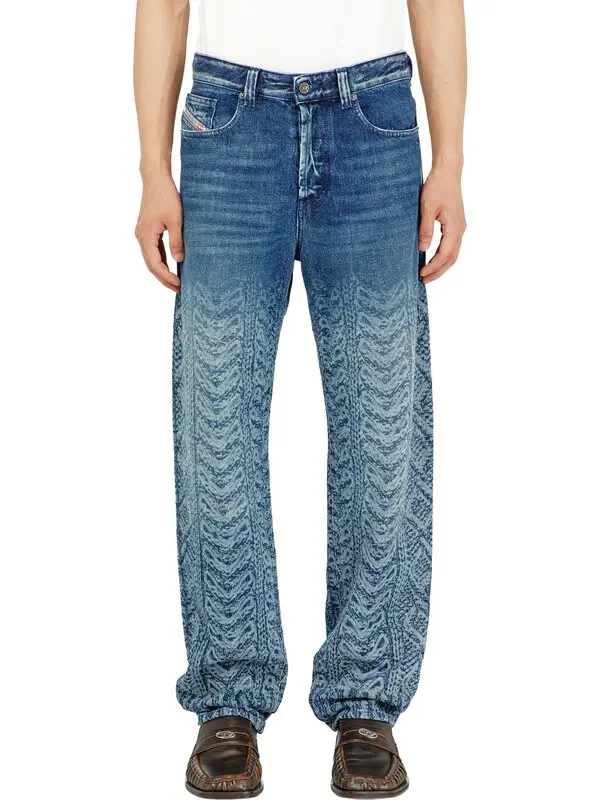 DIESEL® D-macs Regular Waist Tapered Leg Jeans - Blue