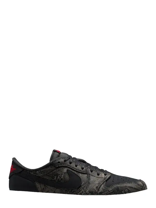 JORDAN 1 Retro Low Og Laser Sneakers - Black/university Red/palomino