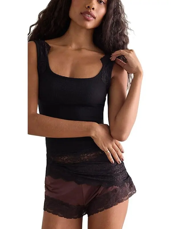 Free People Intimately Easy Like That Tank - Black