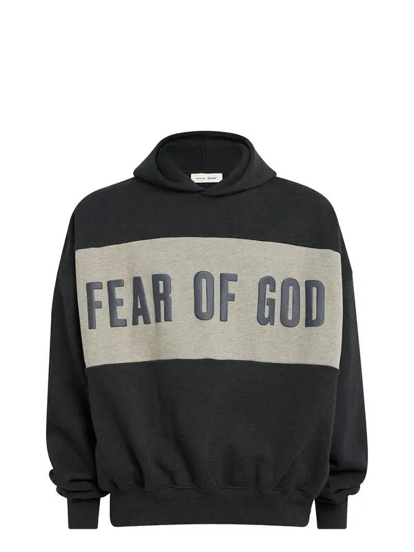 Fear Of God Cropped Relaxed Hoodie - Grey