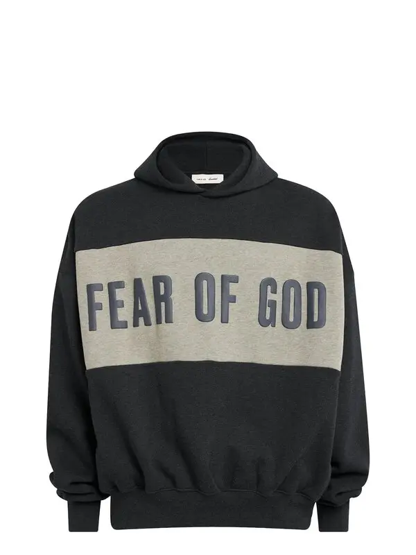 Fear Of God Cropped Relaxed Hoodie - Grey