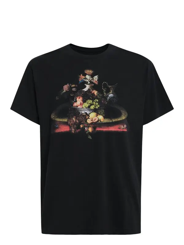VIVIENNE WESTWOOD Cotton Still Life T-shirt - Black