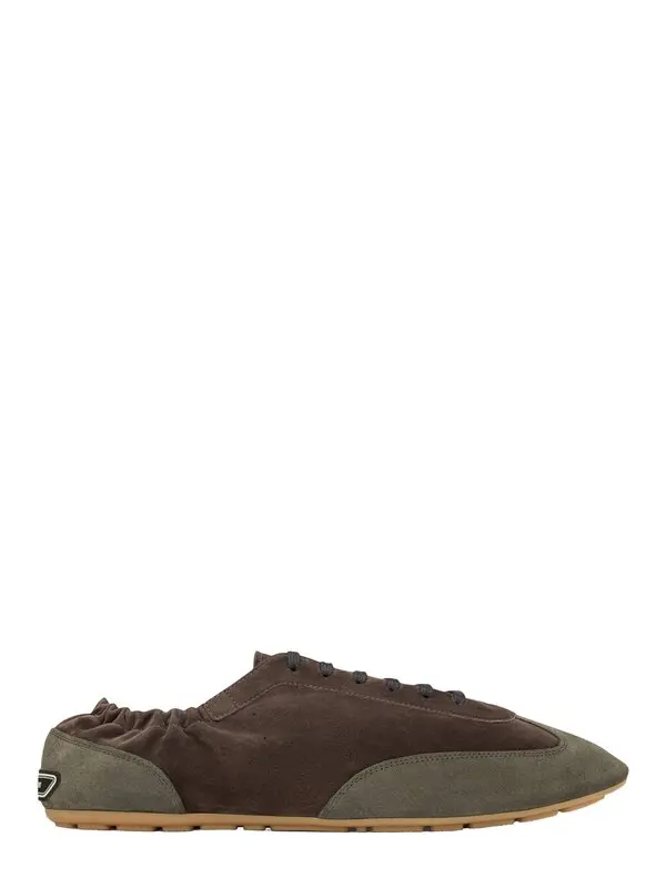 Saint Laurent Suede Lewis Sneakers - Beige