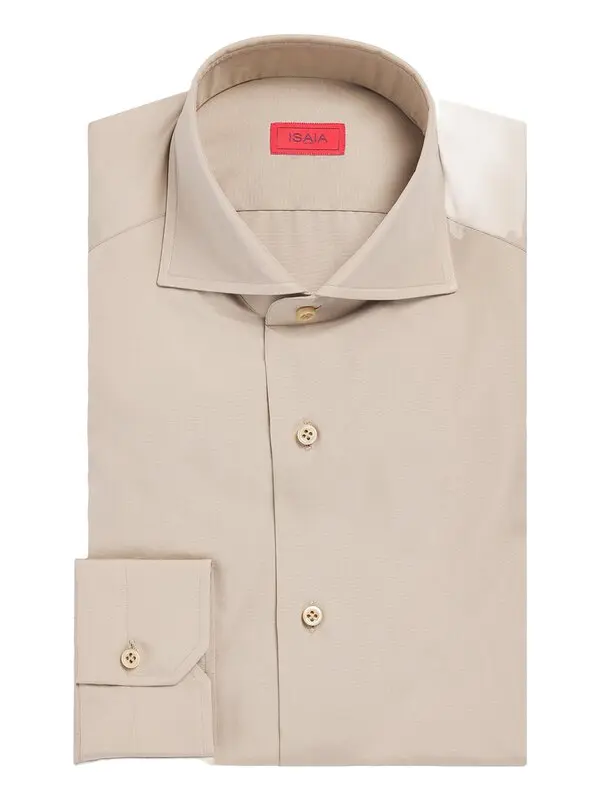 Isaia Cotton Shirt - Brown