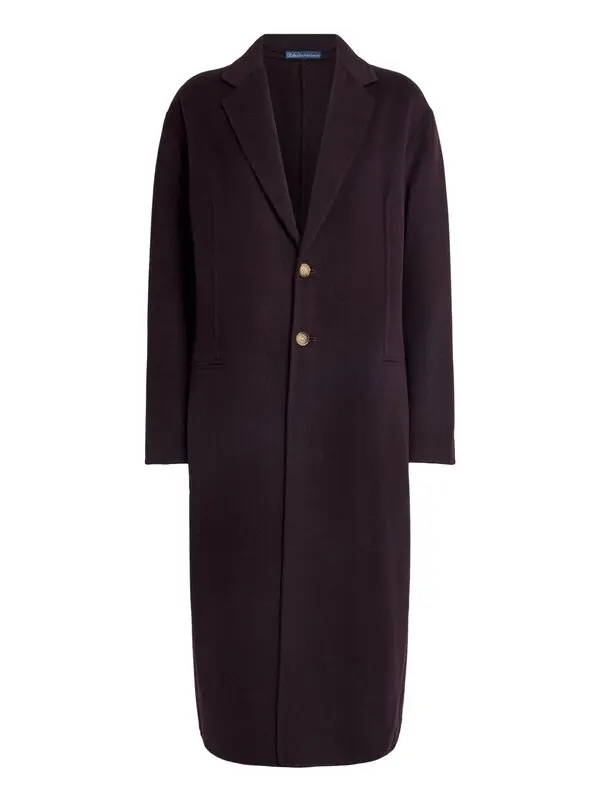 Polo Ralph Lauren Wool Coat - Purple