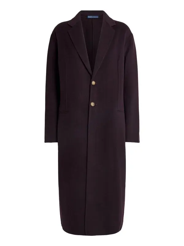 Polo Ralph Lauren Wool Coat - Purple