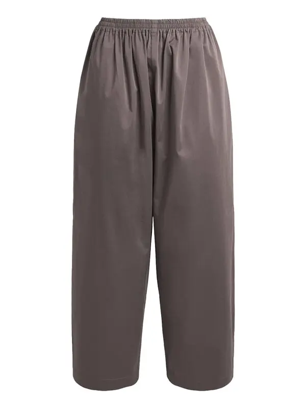 Eskandar Stretch Cotton Japanese Trousers - Neutral