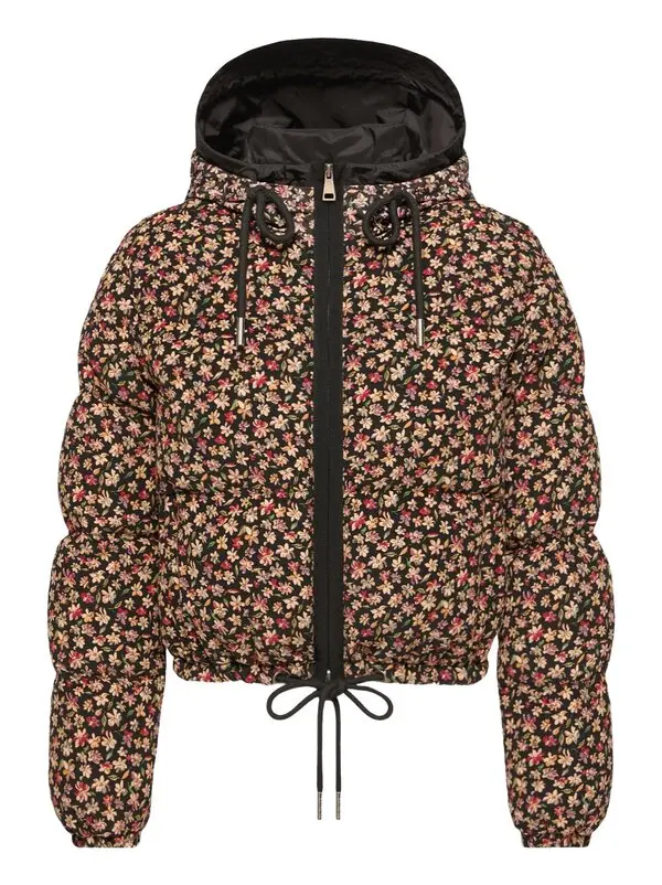 Moncler Becfigue Hooded Down Jacket - Black