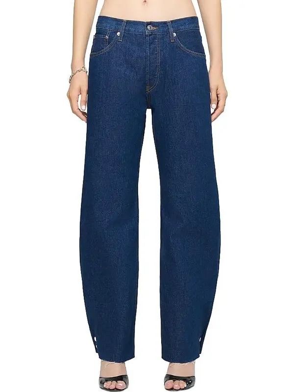 RE/DONE Nico High Rise Convertible Fit Jeans - Rigid Like