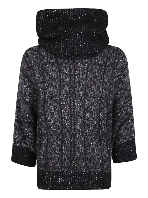 D.exterior Turtleneck Jumper - Black