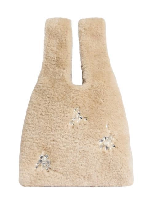 Simone Rocha Embellished Top Handle Bag - Light Beige