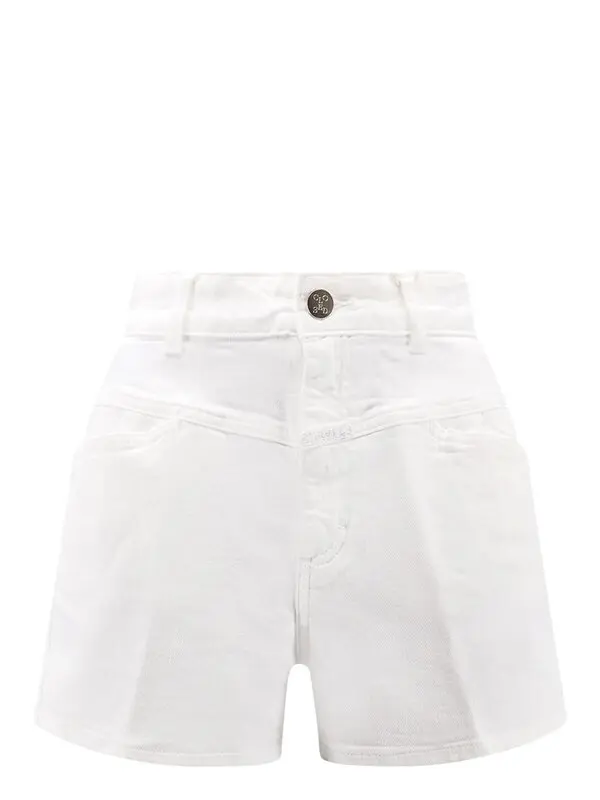 Closed High-rise Denim Shorts - White