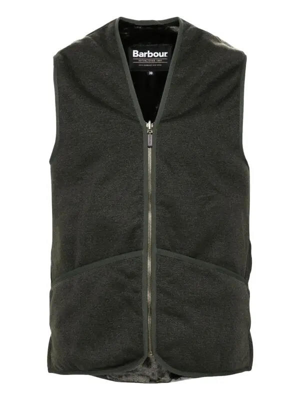 Barbour Zip-up Padded Gilet - Black