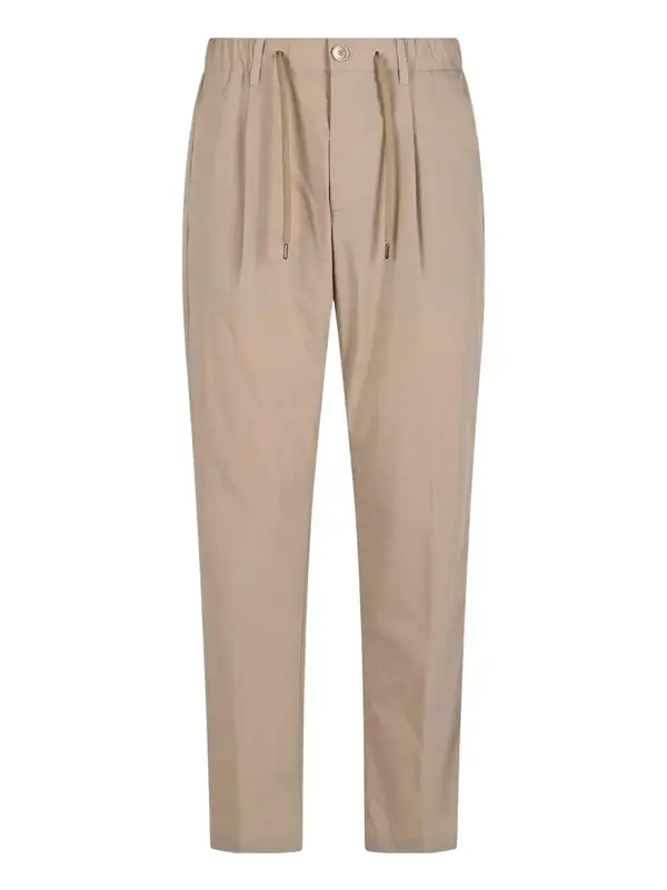 Herno Logo Casual Pants - Nude