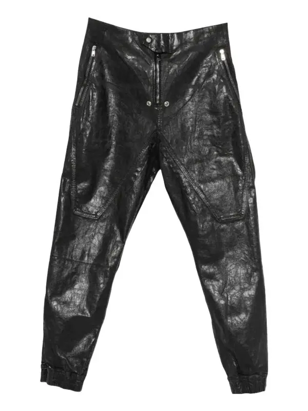 Rick Owens Moto Zip-fastening Trousers - Black