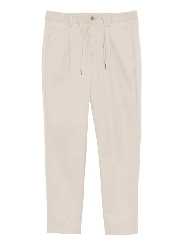 Herno Drawstring Ruched Casual Pants - Beige