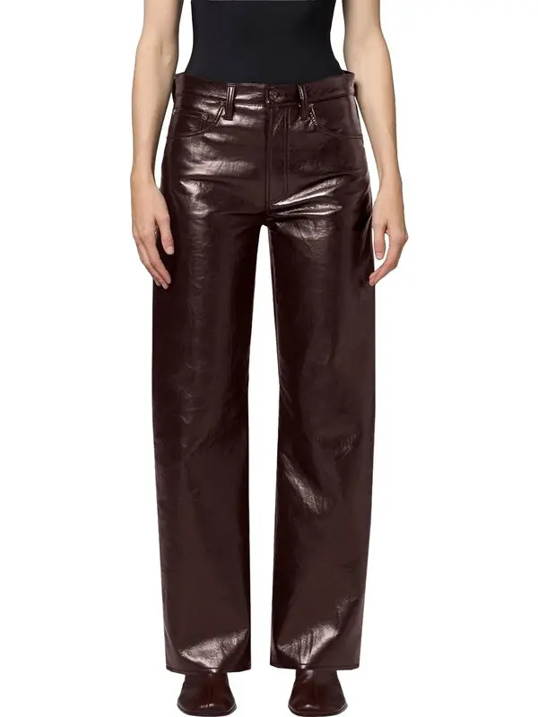 AGOLDE Arc Jeans - Deep Red