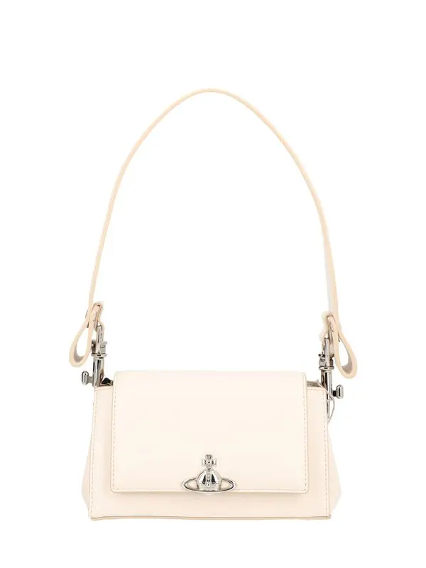 VIVIENNE WESTWOOD Borsa A Mano "hazel" Small - White