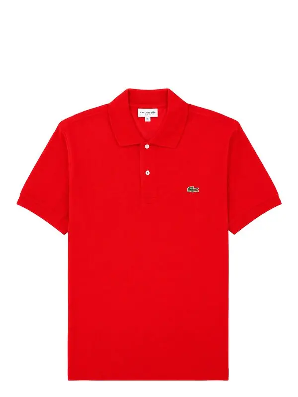 Lacoste Polo Con Logo - Red