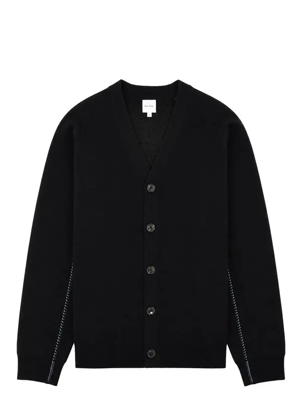 Paul Smith Merino Wool Cardigan - Black