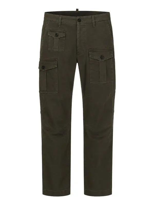 Dsquared2 Sexy Cargo Trousers - Military Green