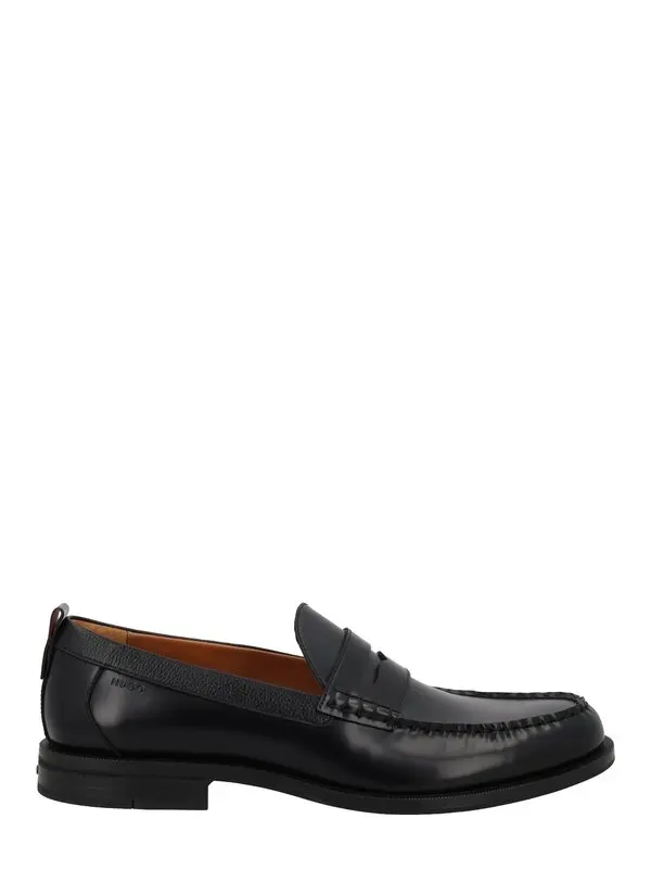 Hugo Mocassino In Pelle - Black