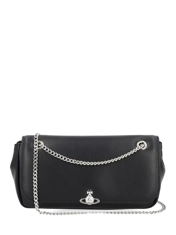 VIVIENNE WESTWOOD Borsa A Tracolla Con Logo - Black