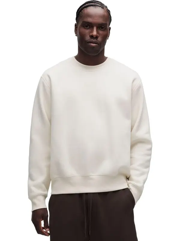 Lululemon Steady State Superloft Crew - Light Ivory