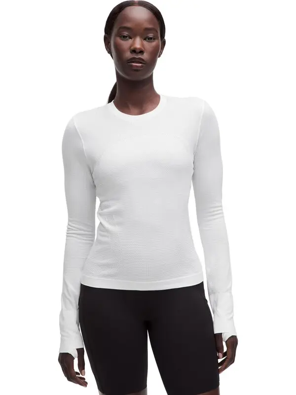 Lululemon Super Swiftly Long Sleeve Shirt - White
