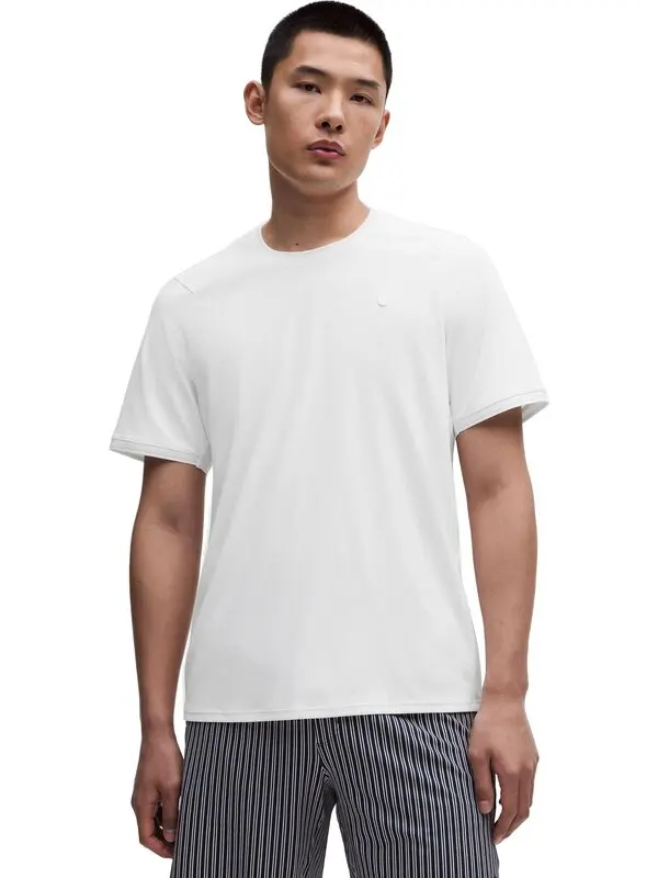 Lululemon Uv-protective Textured Mesh Tennis Shirt - White/white/white