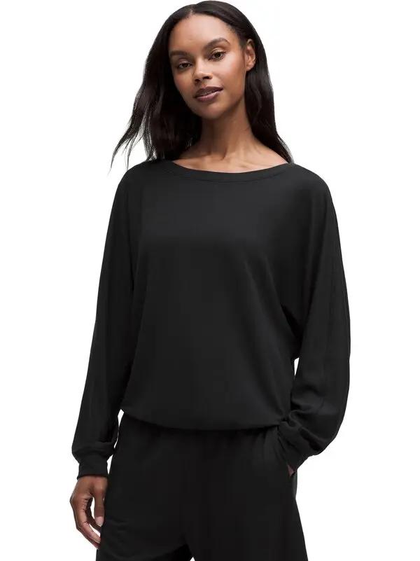 Lululemon Becalm Oversized Sweatshirt - Black