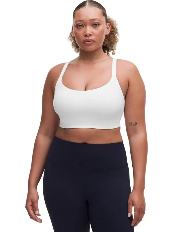 Lululemon Wunder Train Strappy Racer Bra - White