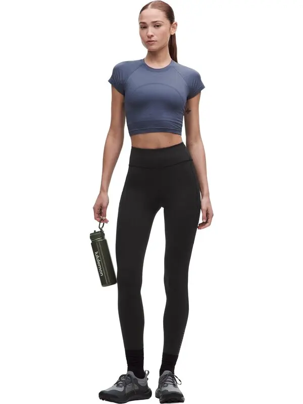 Lululemon Fast And Free 6-pocket High-rise Tight 28" Running Essentials - Black