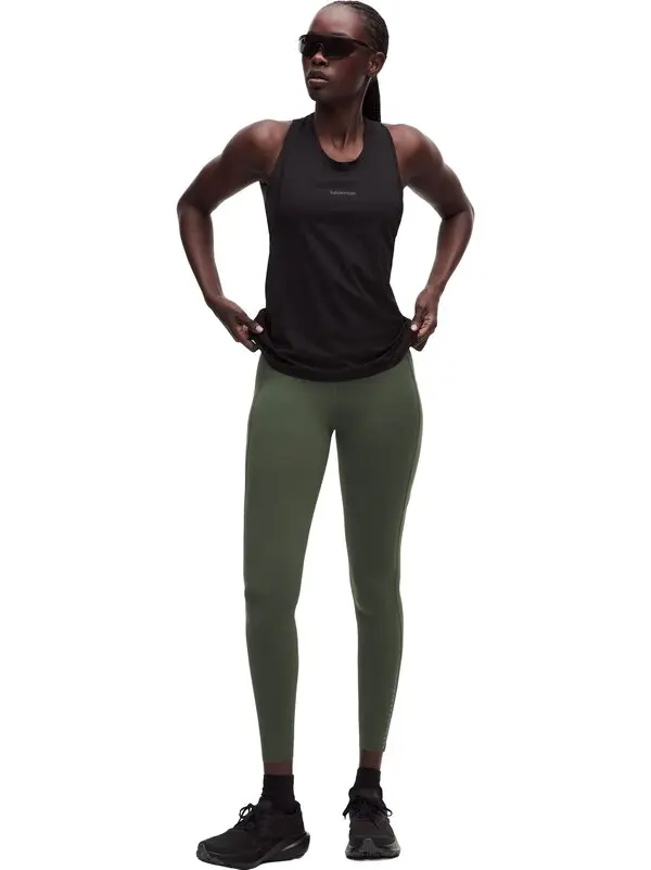 Lululemon Fast And Free 6-pocket High-rise Tight 28" Running Essentials - Sassy Sage