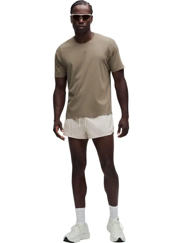Lululemon Fast And Free Lined Split Short 3 - Hailstone Grey
