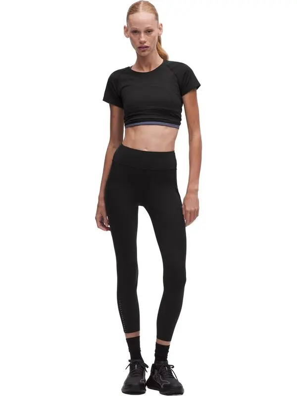 Lululemon Fast And Free 6-pocket High-rise Tight 25" Running Leggings - Black