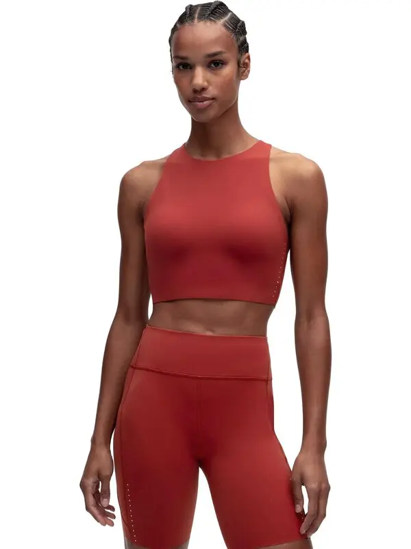 Lululemon Fast And Free Bra Medium Support, B/c Cup - Rocket Red