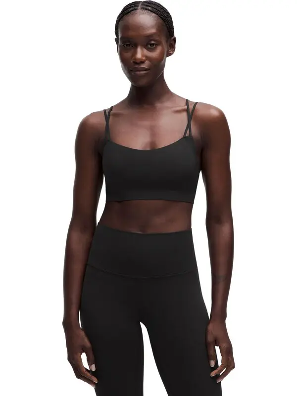 Lululemon Flexyflex Double-strap Yoga Bra - Black