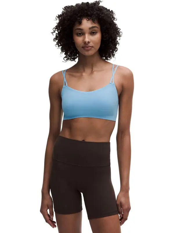 Lululemon Flexyflex Double-strap Yoga Bra - Dreamy Blue