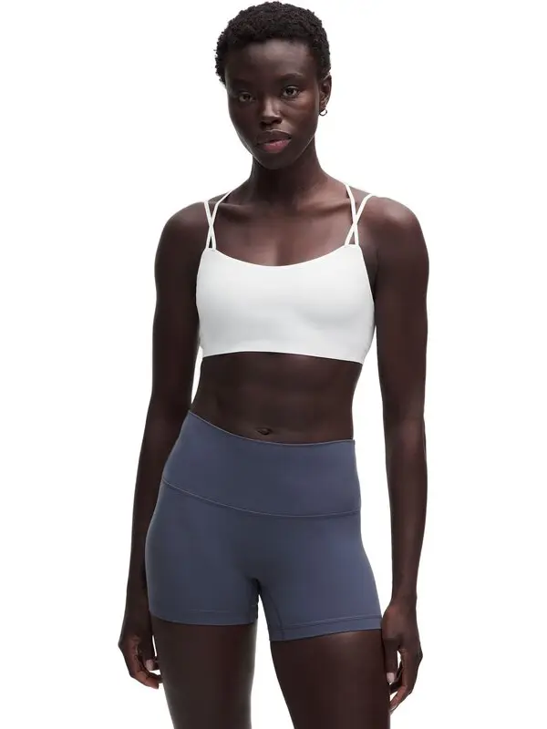 Lululemon Flexyflex Double-strap Yoga Bra - White