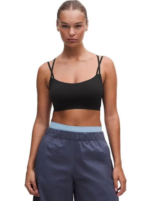 Lululemon Flexyflex Double-strap Yoga Bra - Black