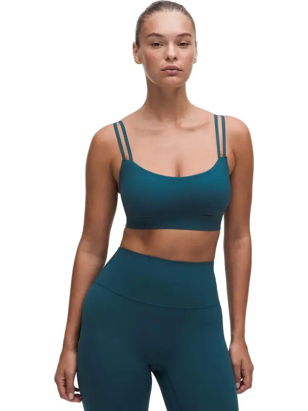 Lululemon Flexyflex Double-strap Yoga Bra - Remixed Marine